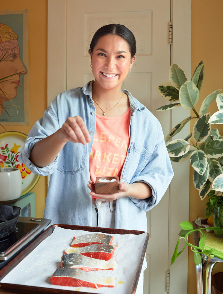 Crispy-Skin Salmon with Pan Sauce | Wellspent Market