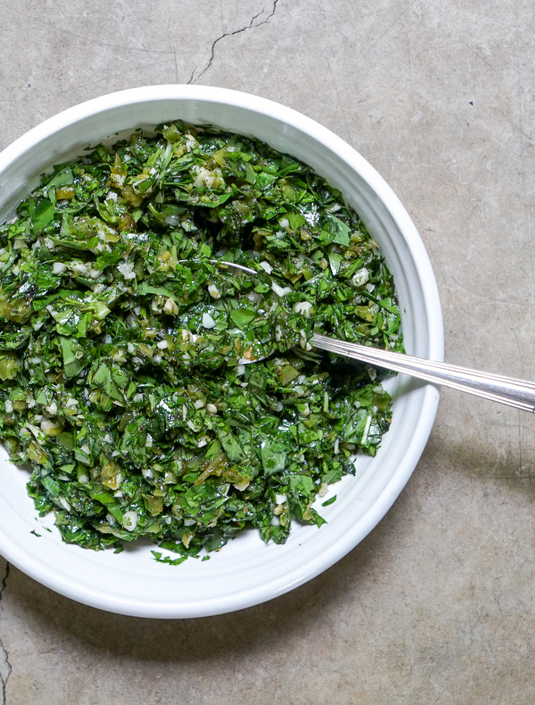 Hanger Steak with Chile Chimichurri | Wellspent Market