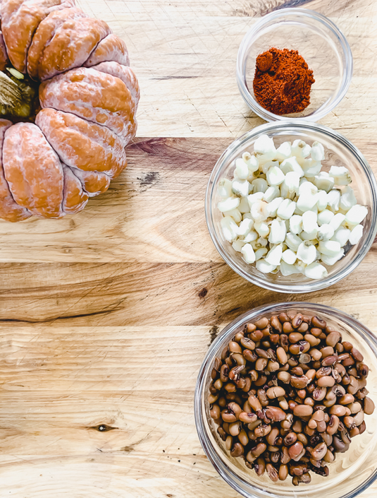 Hominy with Beans & Squash | Wellspent Market